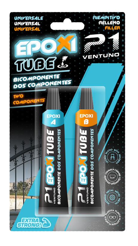 Epoxy Tube - Epossidica bicomponente tubetto 10 + 10 gr – COLLA 21 SHOP
